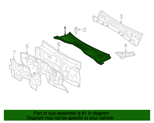 55708-04072 - Cowl Grille - 2016-2023 Toyota Tacoma | Nucar Toyota of ...