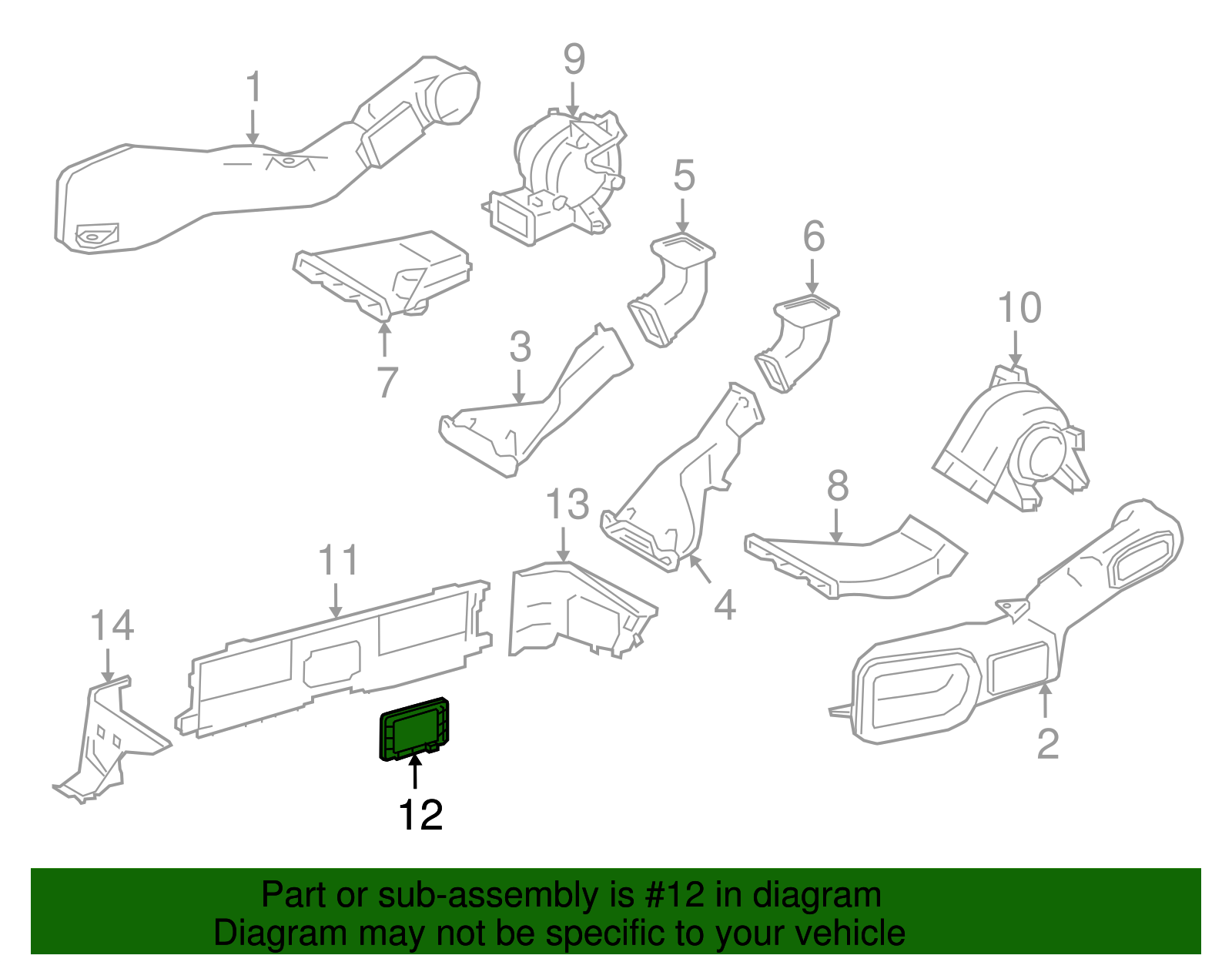 2016-2018 Toyota RAV4 Access Panel 58441-48050-C0 | Toyota OEM Parts Online