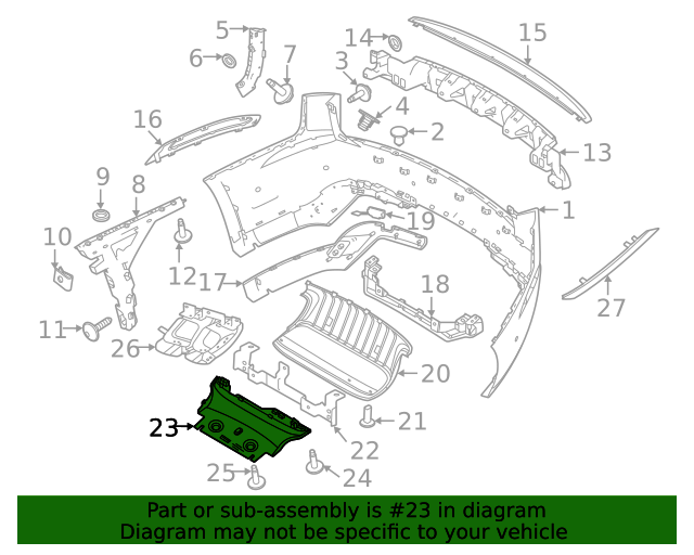 2018-2020 Land Rover Range Rover Velar Under Cover LR093588 | Express ...