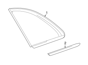 2015-2017 Mercedes-Benz Quarter Panel Reveal Molding 246-673-03-83 ...