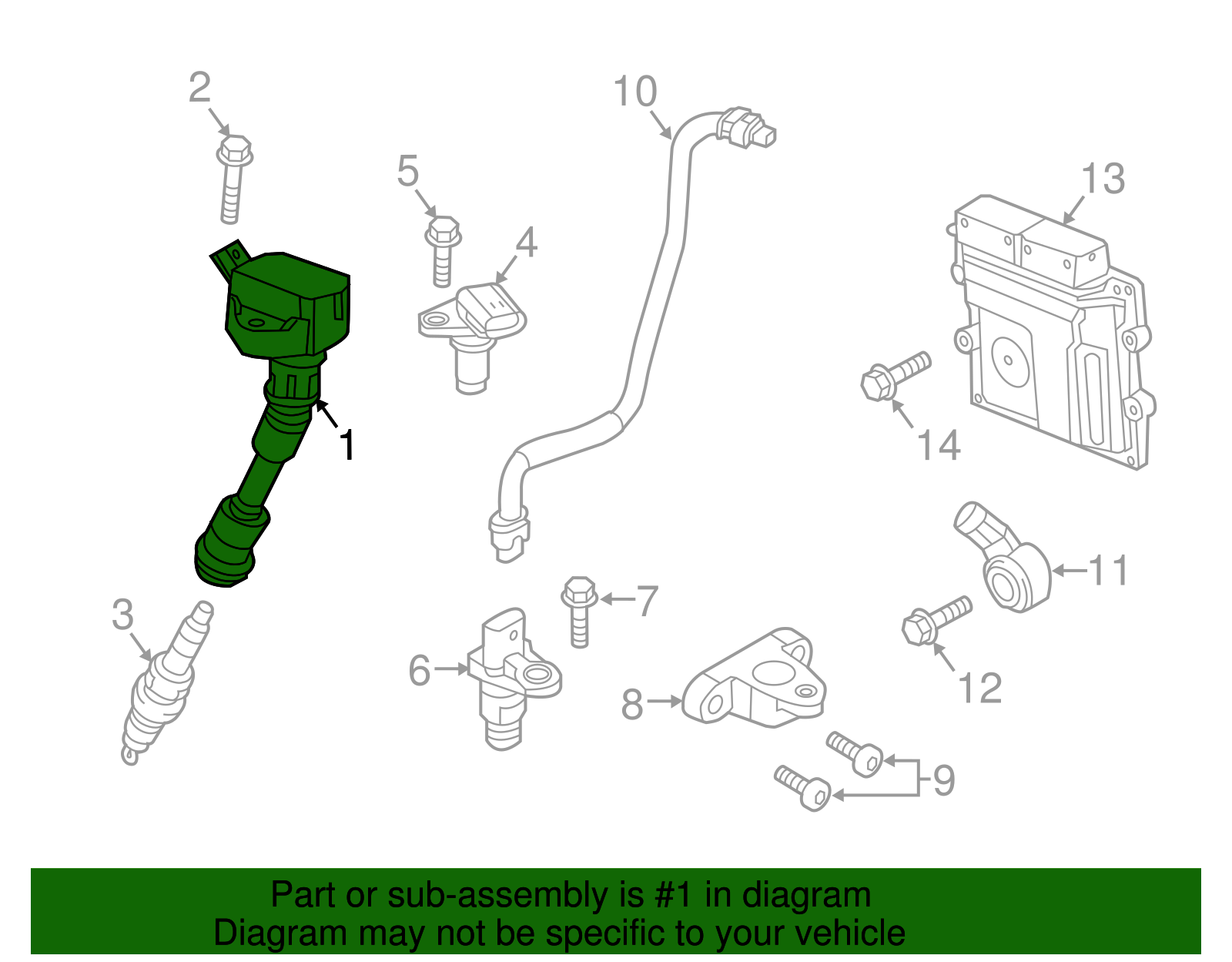 Genuine Ignition Coil for 2015-2025 Volvo | Part# 31312514 | Over 30% ...