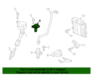 31491073 - Engine Camshaft Position Sensor - 2007-2021 Volvo | Volvo ...