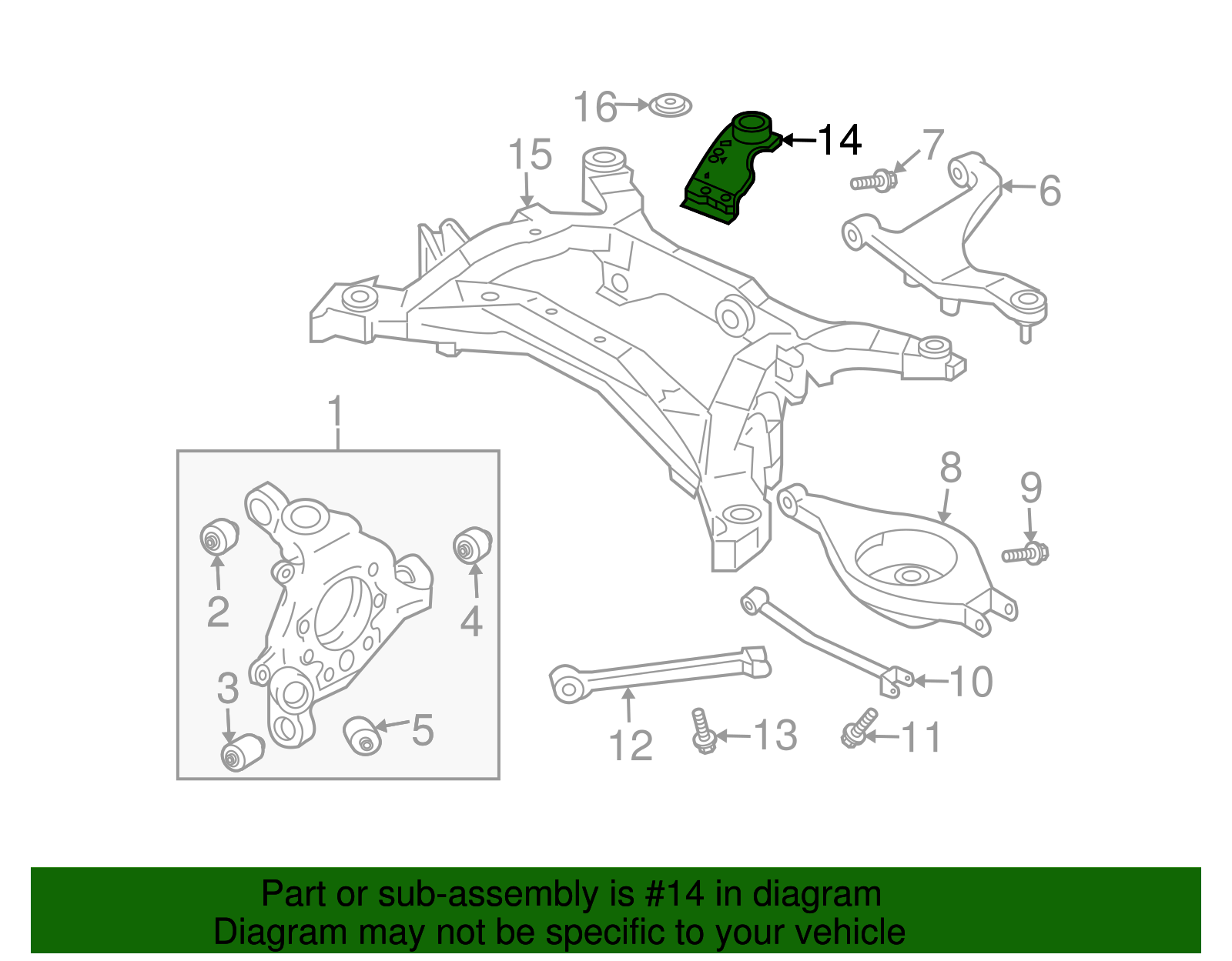 2003-2009 Nissan 350Z Stay Bracket 55452-CD001 | Sullivan Brothers Nissan