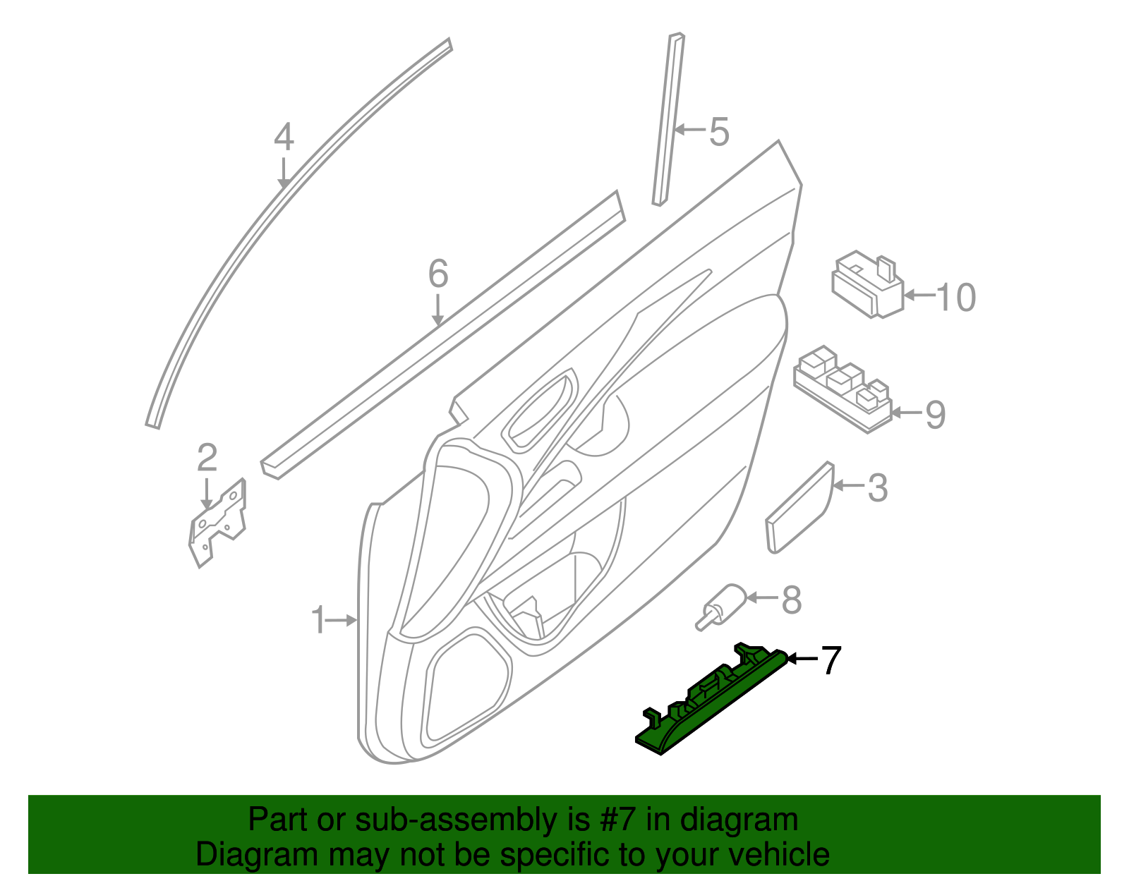 2013-2017 Infiniti Puddle Lamp 26420-3JA0B | Infiniti OEM Parts Online