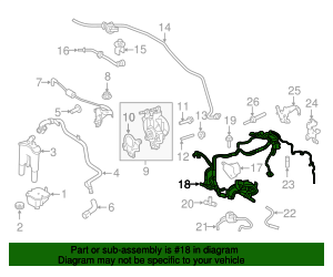 Genuine Hose & Tube Assembly for 2016-2021 Land Rover | Land Rover Part ...