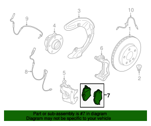 34108837161 - 2023-2025 BMW Brake Pads (34-10-8-837-161) | BMW of South ...