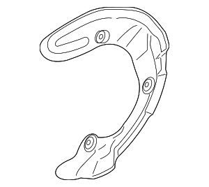 Genuine BMW 34-10-6-891-103 | Splash Shield | FREE Shipping on Most ...