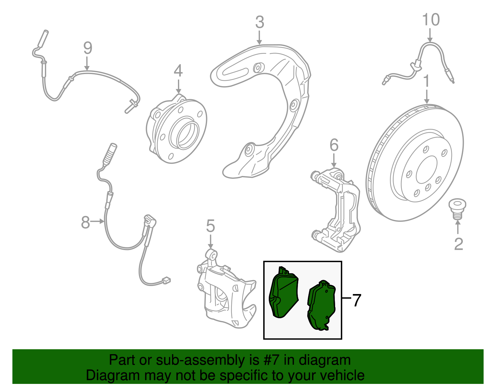 34108837161 - 2023-2025 BMW Brake Pads (34-10-8-837-161) | BMW of South ...