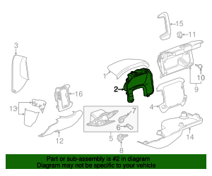 2014-2019 GM Black Carbon Metallic Instrument Panel Cluster Trim Panel ...