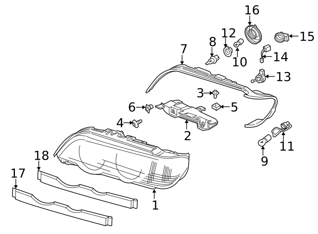 Genuine BMW 07-11-9-905-807 | Mount Bracket Screw | FREE Shipping on ...