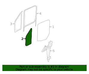 910-725-10-00 - Vent Glass 2019-2024 Mercedes-Benz | Mercedes-Benz USA ...