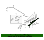 Mazda OEM Wiper Arm Part# C235-67-421A | OEM Vehicle Parts