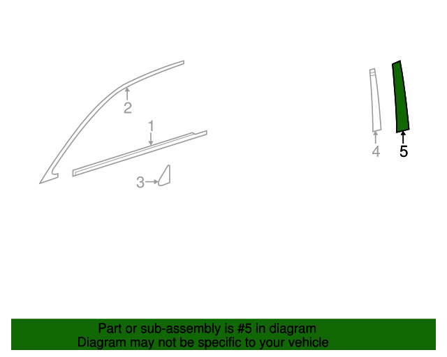 2013-2020 Lexus Door Applique 75755-30150 | AutoNationParts.com