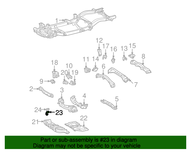 1995-2007 Toyota Tow Hook 51961-35051 | Toyota Parts Center