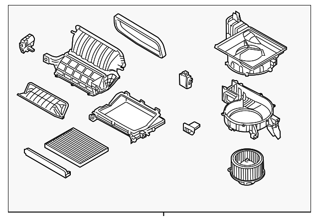 2013-2019 Hyundai Blower Assembly 97100-B8000 | OEPartsQuick