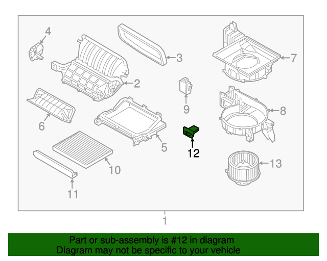 Genuine HVAC Blower Motor Control Module for 2011-2019 Hyundai | Part ...