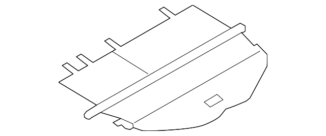 84982-1AA4B - Cargo Area Cover - 2009-2014 Nissan Murano | Conicelli ...