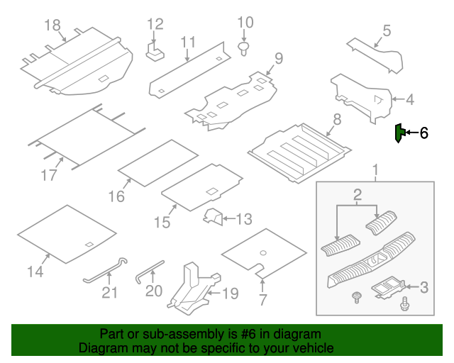 2009-2023 Nissan Murano OEM NEW 2009-2020 Nissan Murano Cargo Storage ...