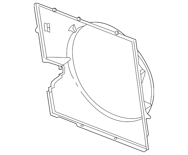 17101439107 - Fan Shroud 2000-2003 BMW X5 | Genuine BMW Parts