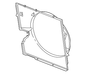17101439107 - Fan Shroud 2000-2003 BMW X5 | Genuine BMW Parts