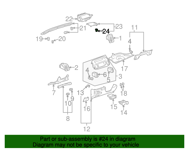 90467-10201 - Console Trim Panel Clip - 2002-2020 Toyota | OEM Genuine ...