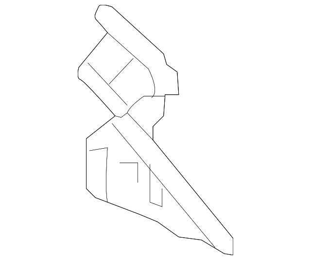 2019-2024 Toyota Body D-Pillar Reinforcement 61734-12180 | Toyota Parts ...