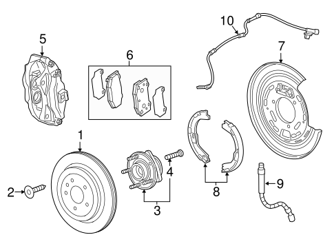 Rear Brakes for 2017 Cadillac ATS | GMPartsDirect.com