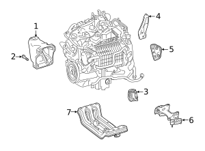 213-240-68-00 - Engine Mount 2019-2023 Mercedes-Benz | AutoNationParts.com