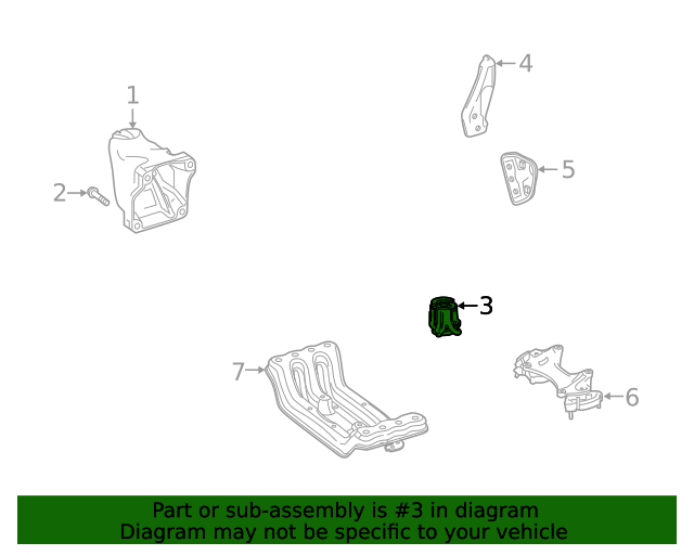 213-240-67-00 - Engine Mount 2019-2023 Mercedes-Benz | Mercedes-Benz ...
