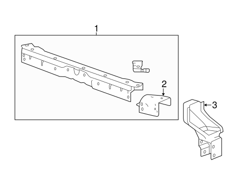 Radiator Support for 2015 Chevrolet Malibu | GMPartsDirect.com