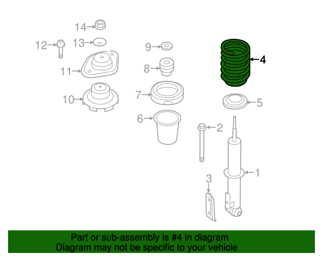 2007-2013 Mini Coil Spring 33-53-6-772-779 | Shop OEM MINI Parts