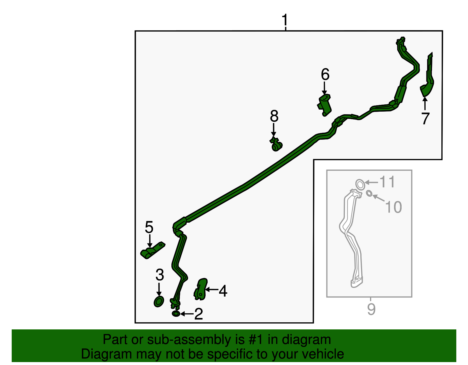 2013-2016 Nissan Pathfinder Liquid Line 92460-3JA0C | My Nissan Part