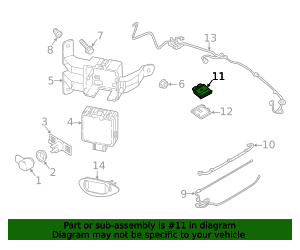 2021-2025 Volkswagen Lift-Gate Motion Sensor 3G0-962-243-D | OEM Parts ...