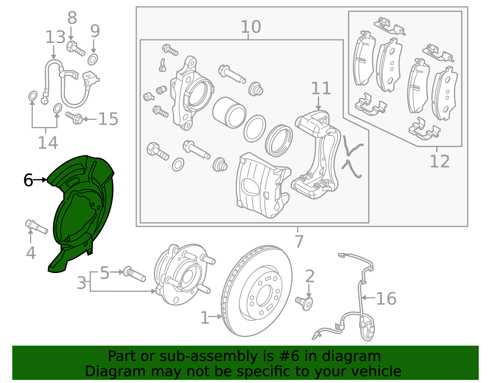 2021-2025 Hyundai Elantra Splash Shield 51755-AA000 | OEM Parts Online