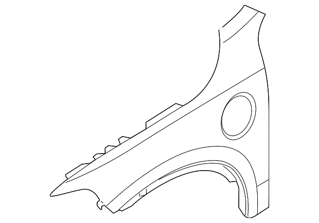 2016-2019 Volvo XC90 Fender - Driver's Side (LH) 31651677 | TascaParts.com