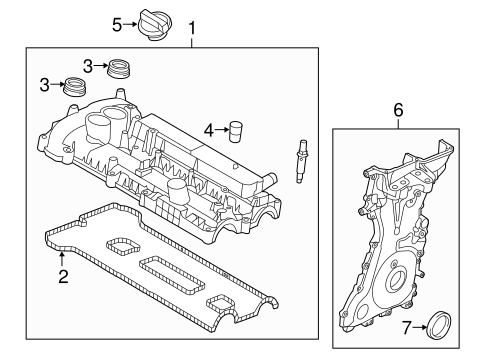 Valve & Timing Covers for 2016 Ford Explorer | Buy Ford Parts Direct