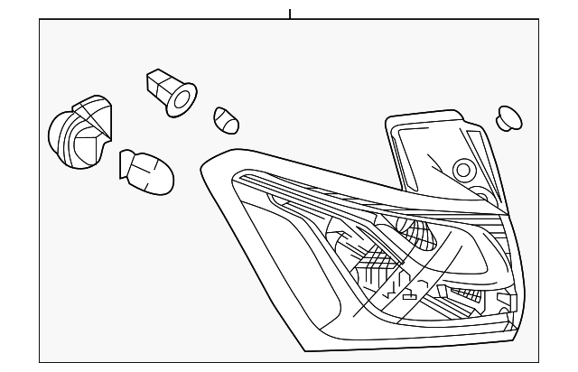 85540060 GM Tail Lamp Assembly | GM Parts Store