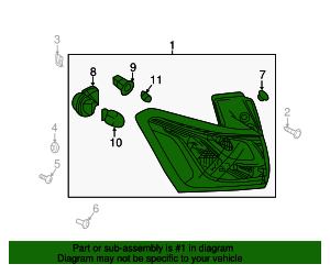 2023 Chevrolet Equinox Tail Lamp Assembly 85540058 GM | GMPartsDirect.com