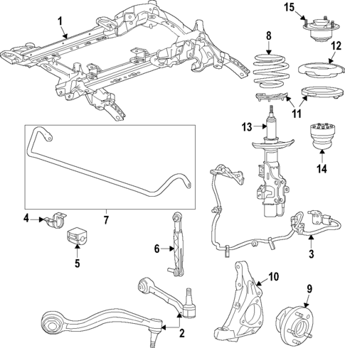 Front Suspension for 2023 Cadillac CT4 | GMPartsDirect.com