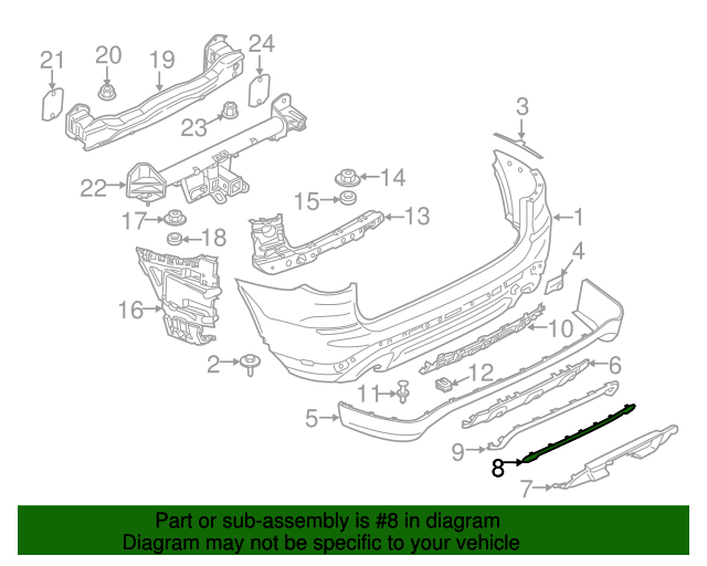 51117458878 - 2018-2021 BMW X3 Trim Plate (51-11-7-458-878) | BMW of ...