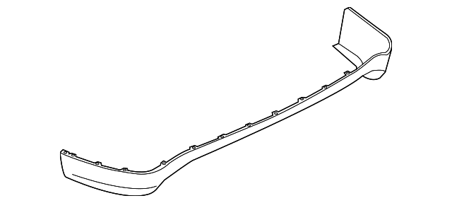51127488230 - 2018-2021 BMW X3 Filler Molding (51-12-7-488-230) | BMW ...