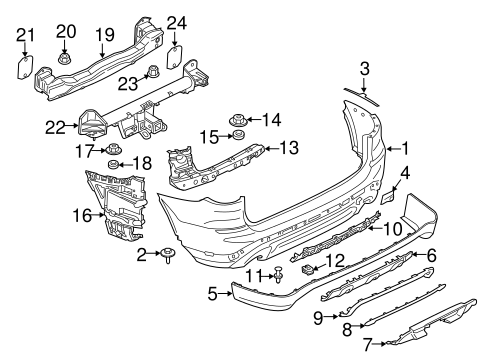 Bumper & Components - Rear for 2020 BMW X3 | BMWPartsDirect.com
