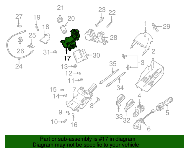 Genuine BMW 32-32-1-095-995 | Lock Housing | FREE Shipping on Most ...