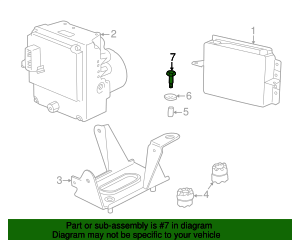 Genuine BMW 07-11-9-913-101 | ABS Pump And Motor Assembly Bolt | FREE ...