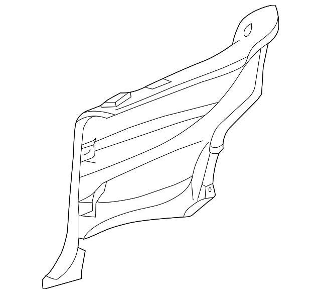 208-690-69-25-8G70 - Lower Trim Panel 1999-2003 Mercedes-Benz ...