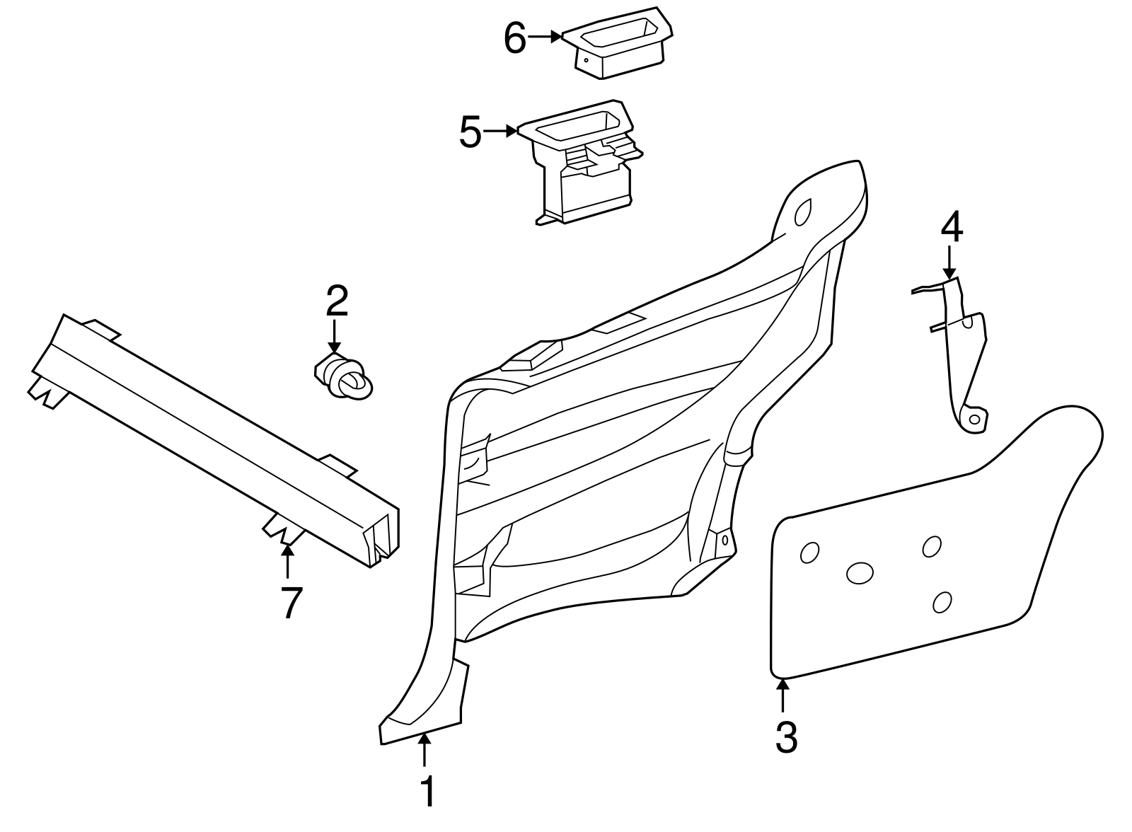 208-690-03-38 - Bracing Mercedes-Benz USA Parts