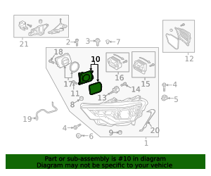 4K0-941-158-B - Headlight Bulb Cap 2019-2024 Audi | AutoNationParts.com