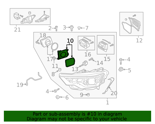 4K0-941-158-B - Headlight Bulb Cap 2019-2024 Audi | AutoNation Parts