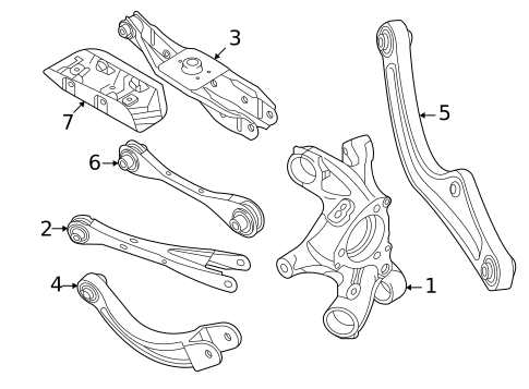 Rear Suspension for 2022 Volkswagen ID.4 | QuirkParts