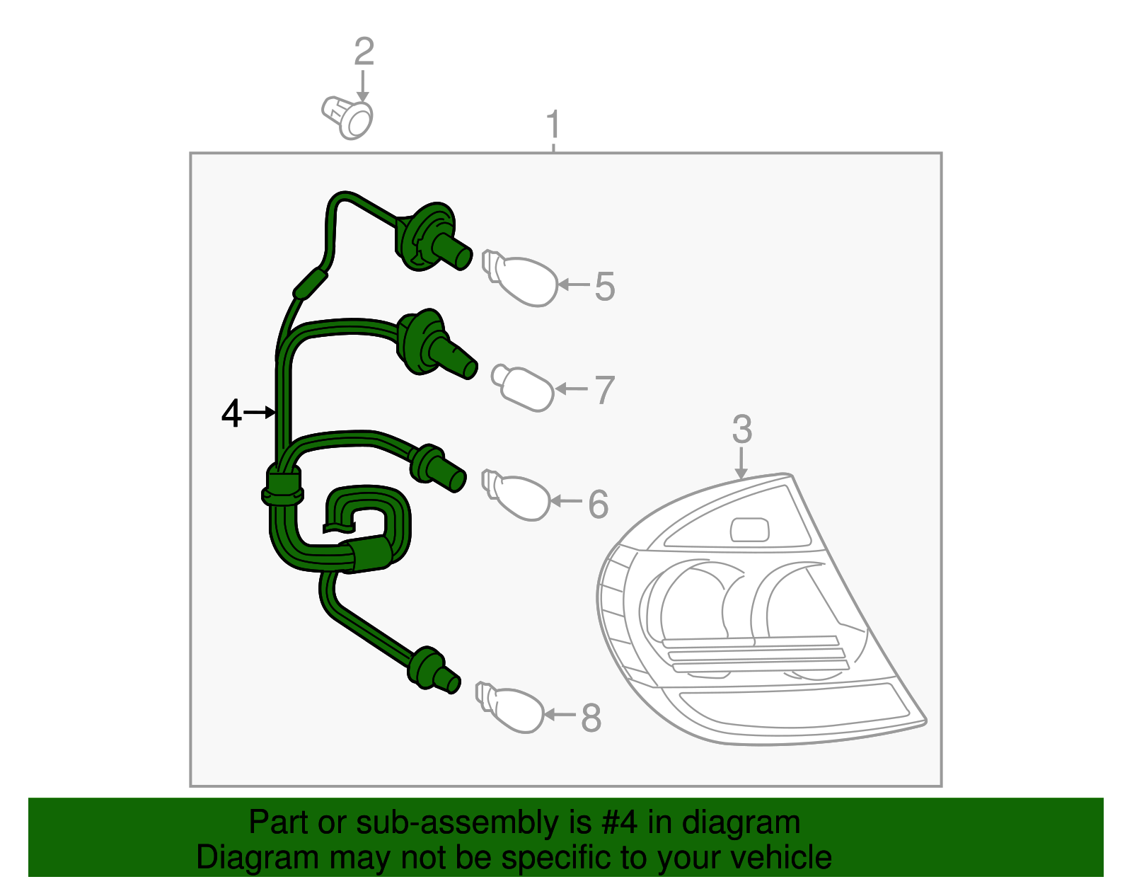 2005-2006 Toyota Camry Socket & Wire 81555-06210 | Toyota San Diego Parts